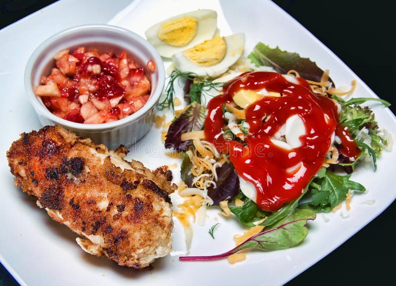 Repas sain image stock. Image du dîner, apéritif, vert - 9418995