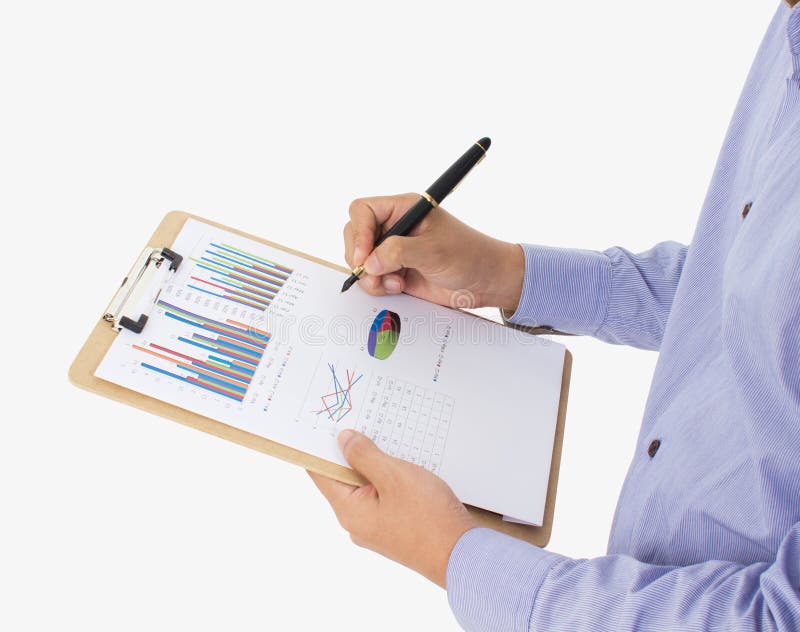 Repase el informe imagen de archivo. Imagen de ordenador - 27273735