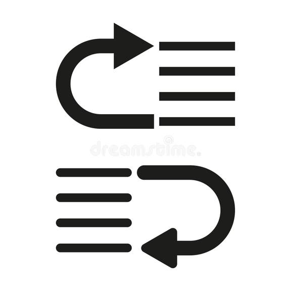 Repeat Arrow Icon. Forward Return Symbol. Circular Motion Element ...