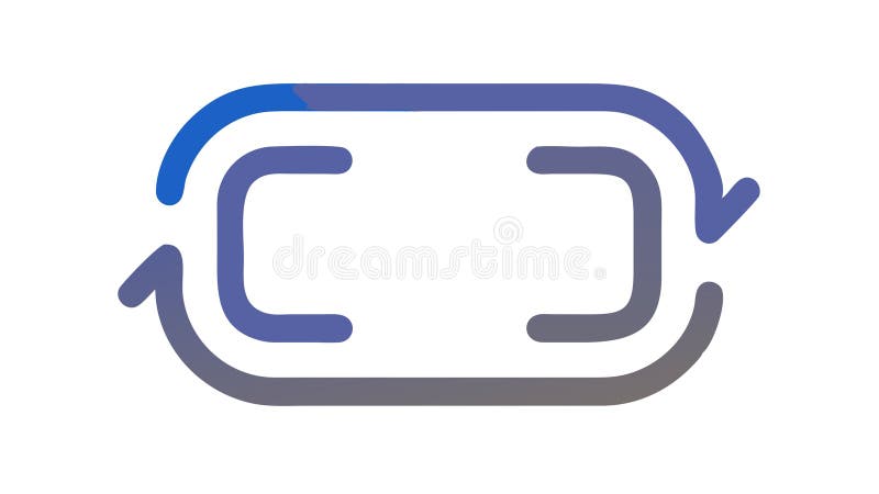 Repeat Cycle Arrows, Loop and Continuous Process Icon. Vector Design Generative AI Stock Vector ...