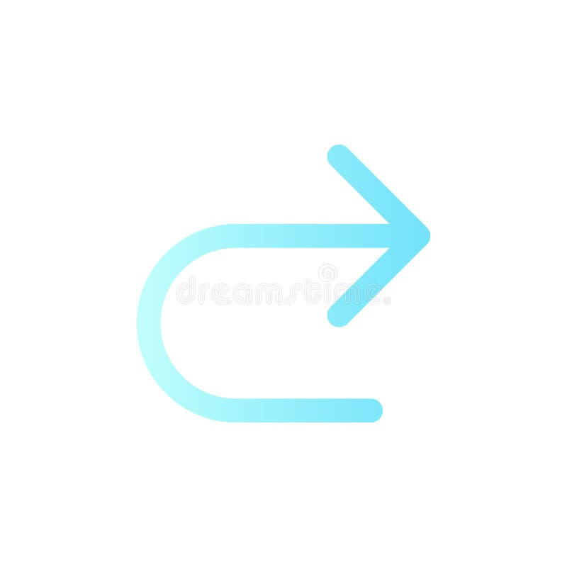 Repeat Flat Gradient Color Ui Icon Stock Vector - Illustration of program, application: 254319874