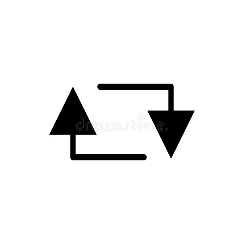 Repeat flat icon stock vector. Illustration of rotate - 250731441