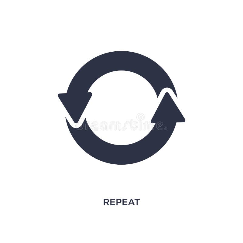 Reload Icon Vector Sign and Symbol Isolated on White Background, Reload ...