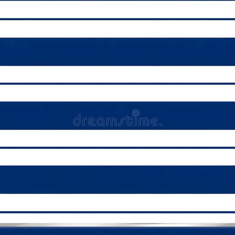 Repeat Pattern of Classic Navy and White Horizontal Stripes Stock ...
