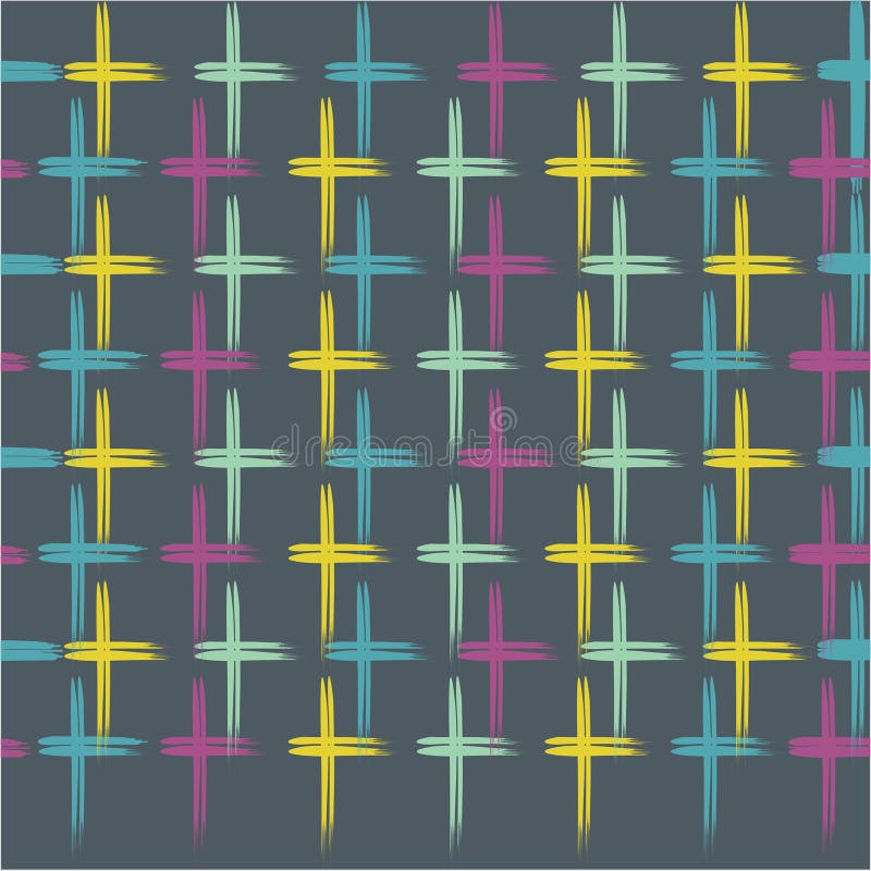 Horizantal and Vertical Lines Repeat Stock Illustration - Illustration ...