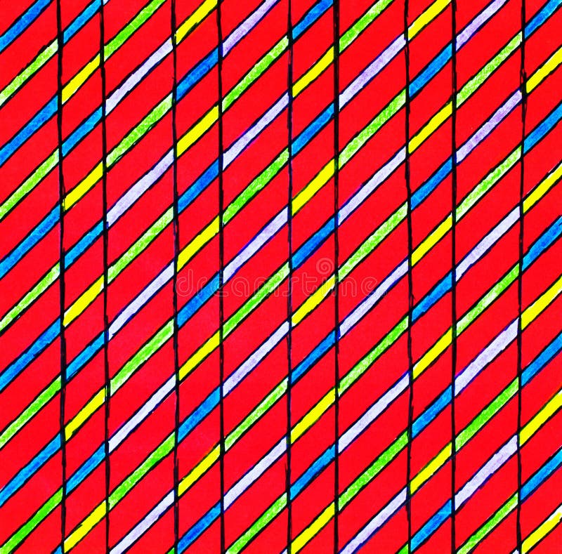 Abstract of Vertical Squiggly Lines Stock Illustration - Illustration ...