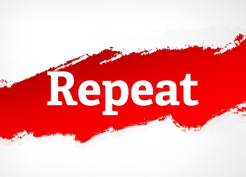 Repeat Red Brush Abstract Background Illustration Stock Illustration ...