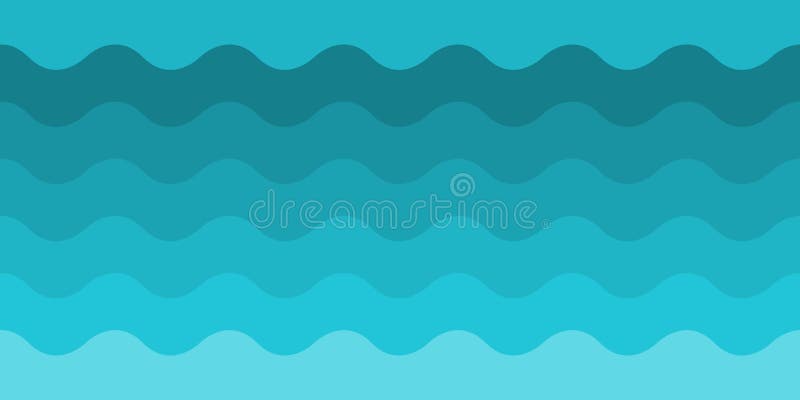 Repeat sea water pattern stock vector. Illustration of waves - 236297549