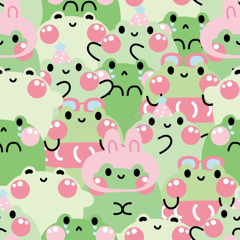 Cute Frog Round Stock Illustrations – 305 Cute Frog Round Stock ...