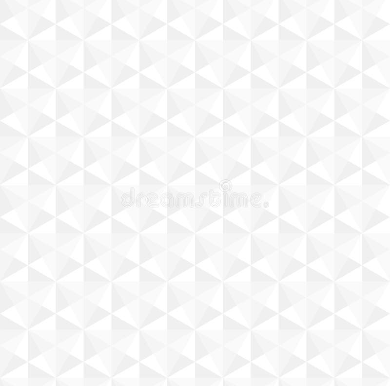 Abstract White Cube Patterns Background. Stock Illustration ...