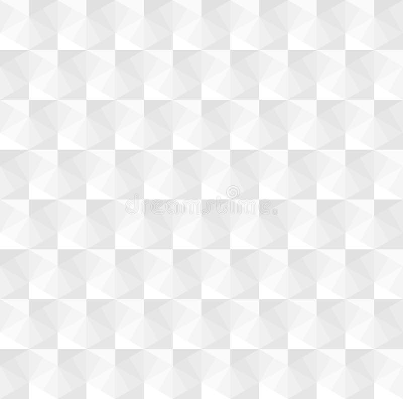 Abstract White Cube Patterns Background. Stock Illustration ...