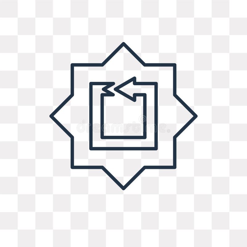 Repeat Icon Vector Sign and Symbol Isolated on White Background, Repeat ...