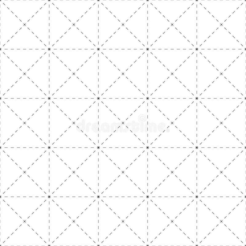 Repeatable Detailed Grid, Mesh Pattern. Black and White Version Stock ...