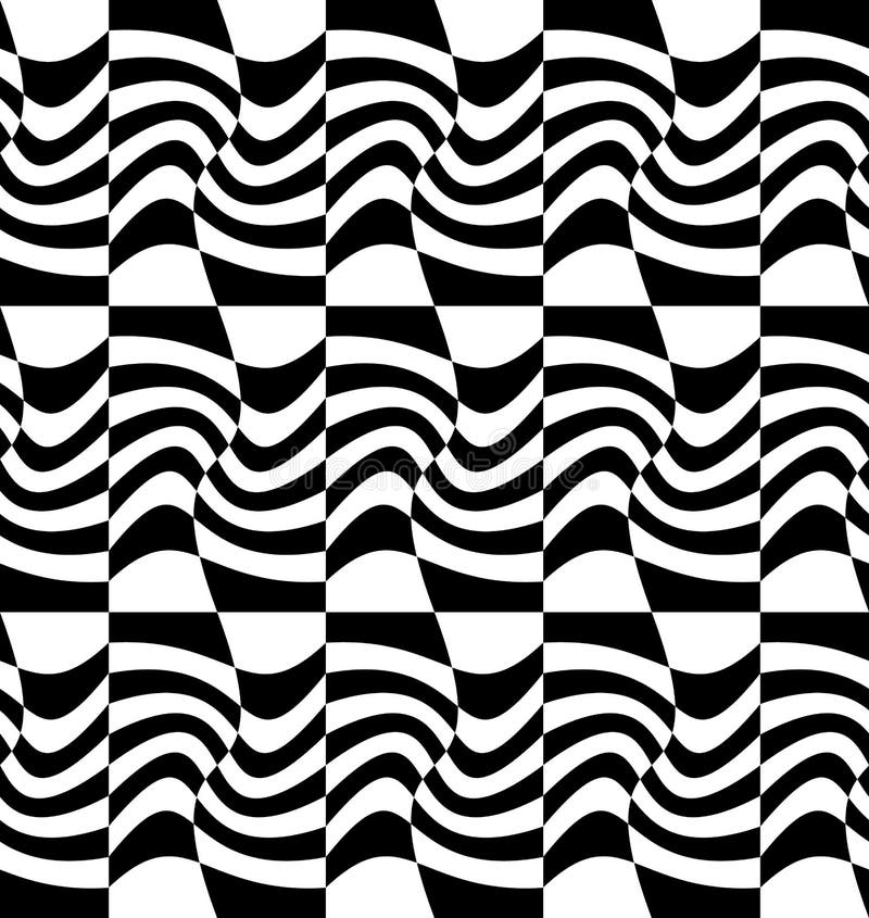 Repeatable Distorted Pattern with Rectangles, Black and White Te Stock ... Repeatable Distorted Pattern with Rectangles, Black and White Te Stock ...