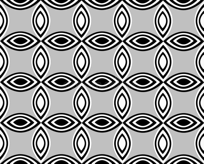 A Repeatable Floral Pattern Consisting of Alternating White and Black ...