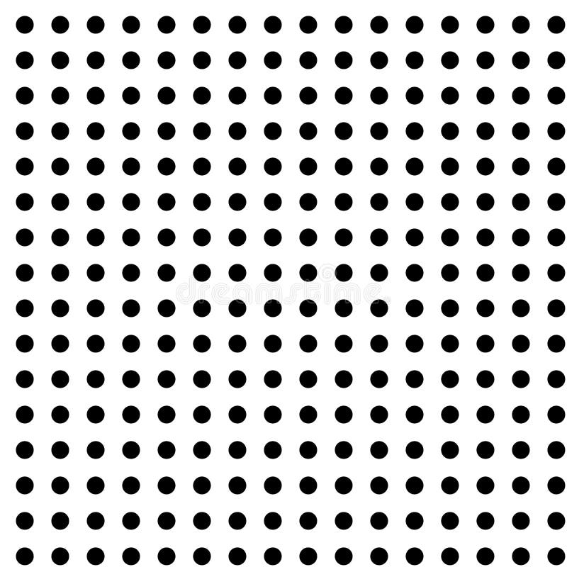 Repeatable Halftone Dots, Dotted Polkadots Pattern. Freckle, Stipple ...
