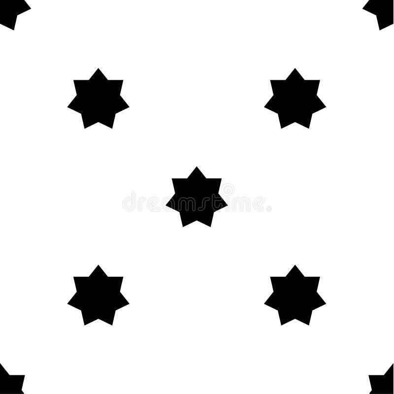 Repeatable, Seamless Star, Star Shape Pattern, Background Stock Vector ...