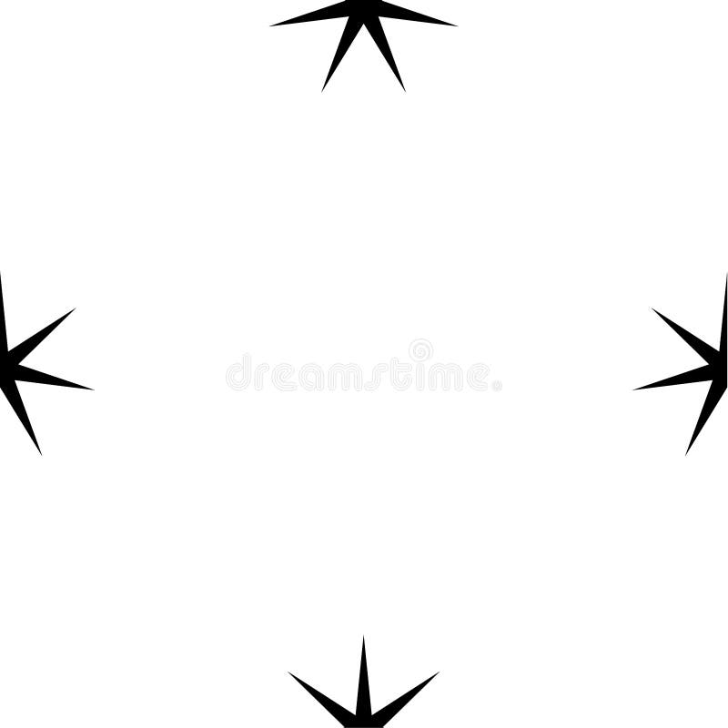 Repeatable, Seamless Star, Star Shape Pattern, Background Stock Vector ...
