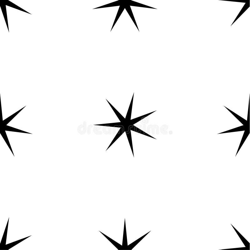 Repeatable, Seamless Star, Star Shape Pattern, Background Stock Vector ...