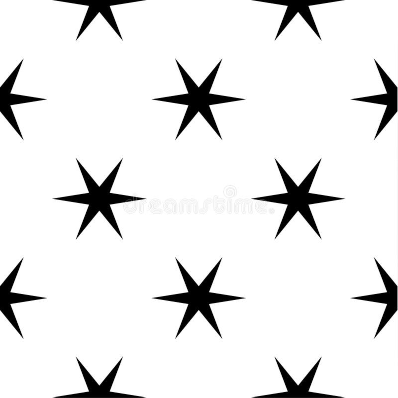 Repeatable, Seamless Star, Star Shape Pattern, Background Stock Vector ...