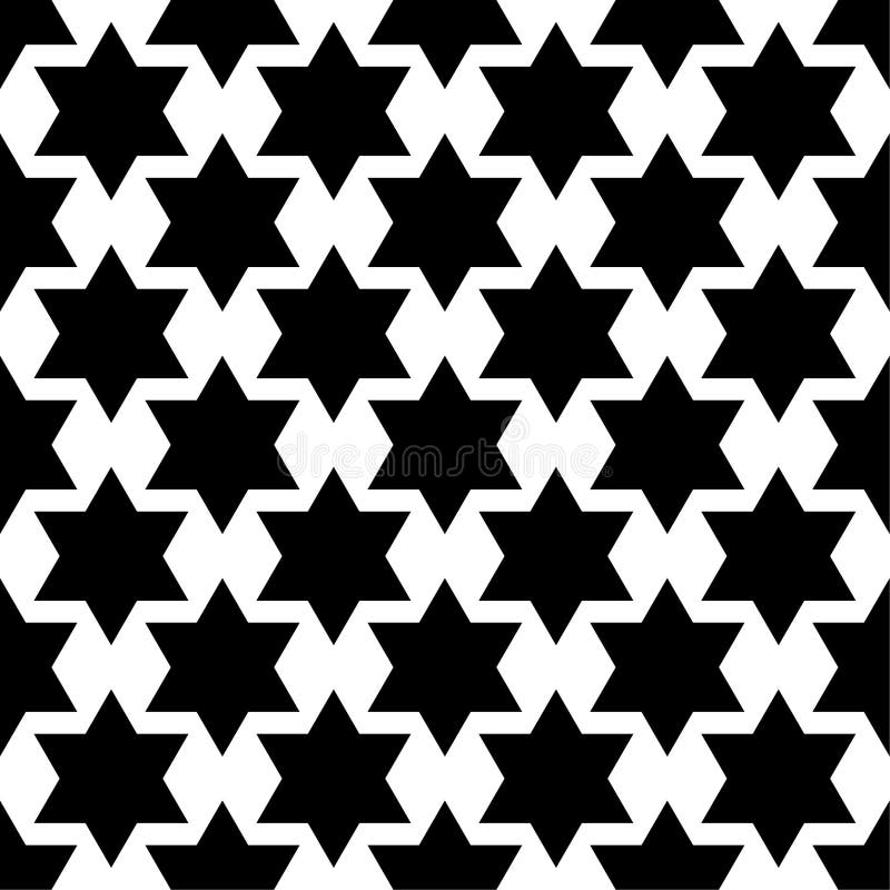 Repeatable, Seamless Star, Star Shape Pattern, Background Stock Vector ...