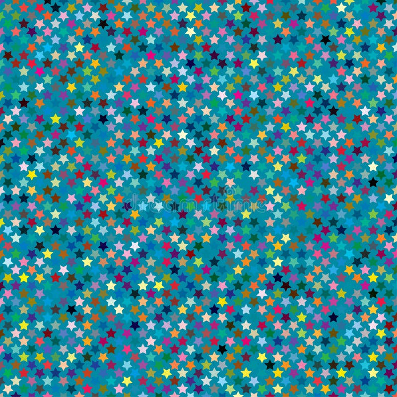 Repeatable Star Background, Star Pattern. Seamless Starry Wrapping ...
