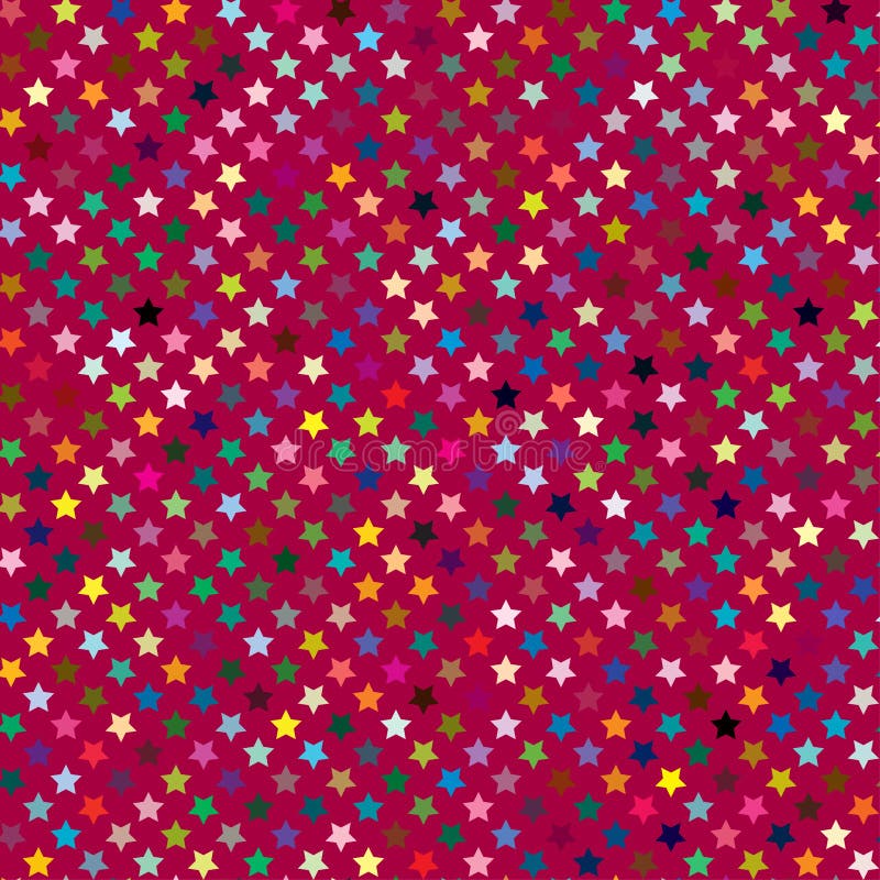Repeatable Star Background, Star Pattern. Seamless Starry Wrapping ...