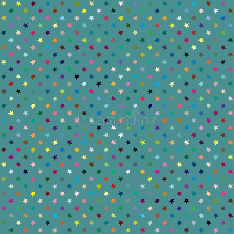 Repeatable Star Background, Star Pattern. Seamless Starry Wrapping ...