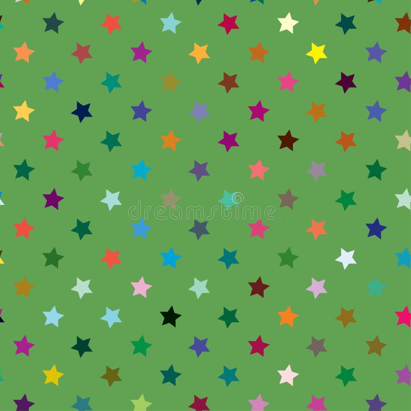Repeatable Star Background, Star Pattern. Seamless Starry Wrapping ...