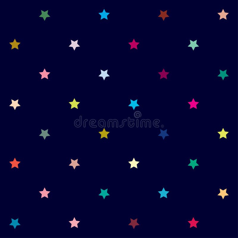 Repeatable Star Background, Star Pattern. Seamless Starry Wrapping ...