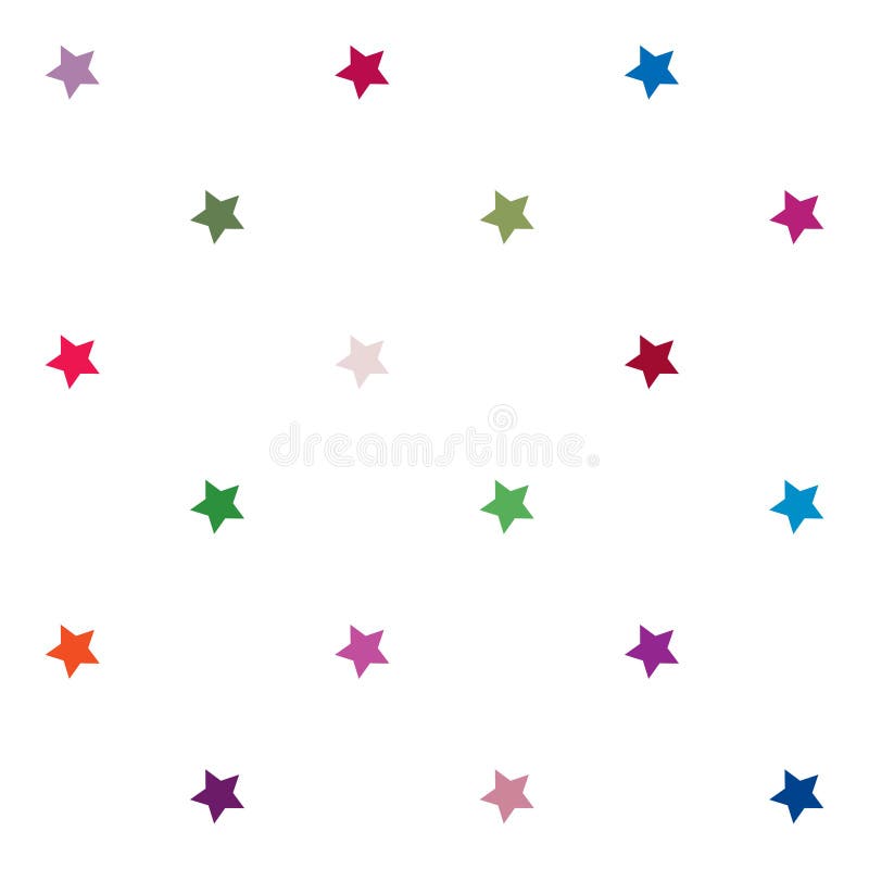 Repeatable Star Background, Star Pattern. Seamless Starry Wrapping ...