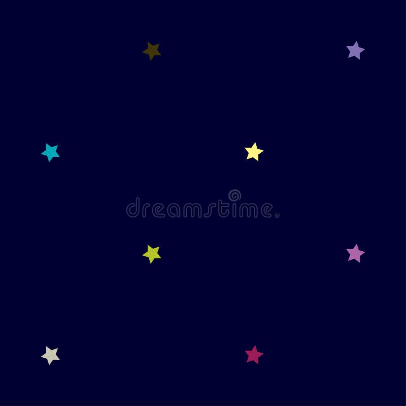 Repeatable Star Background, Star Pattern. Seamless Starry Wrapping ...