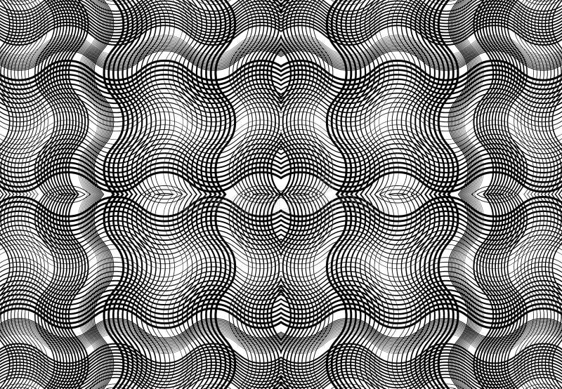 Repeatable and Tileable Grid, Mesh of Zig-zag, Criss-cross and Wavy ...