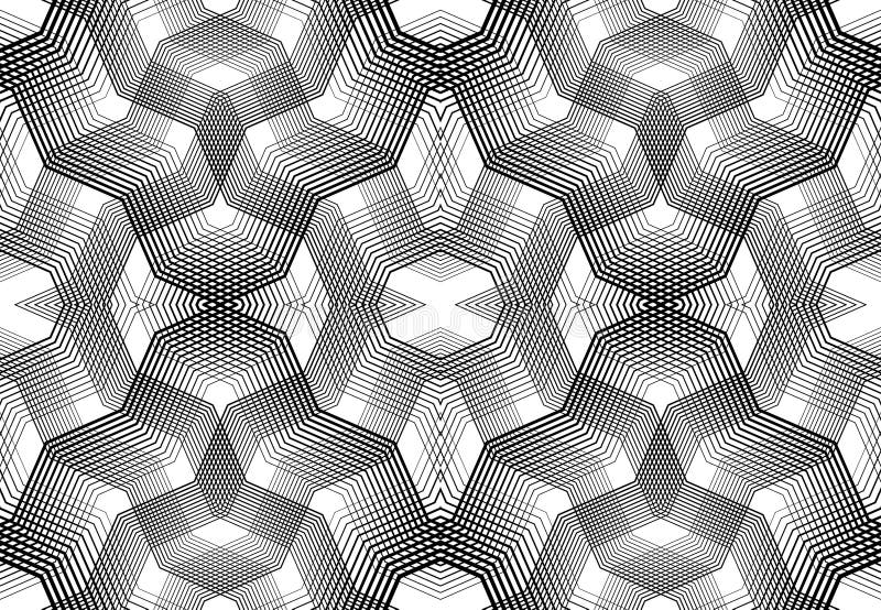 Repeatable and Tileable Grid, Mesh of Zig-zag, Criss-cross and Wavy ...