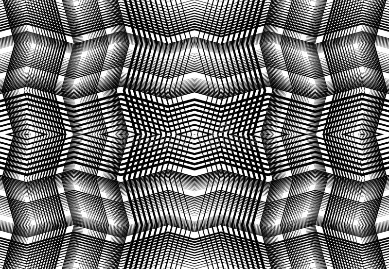 Repeatable and Tileable Grid, Mesh of Zig-zag, Criss-cross and Wavy ...