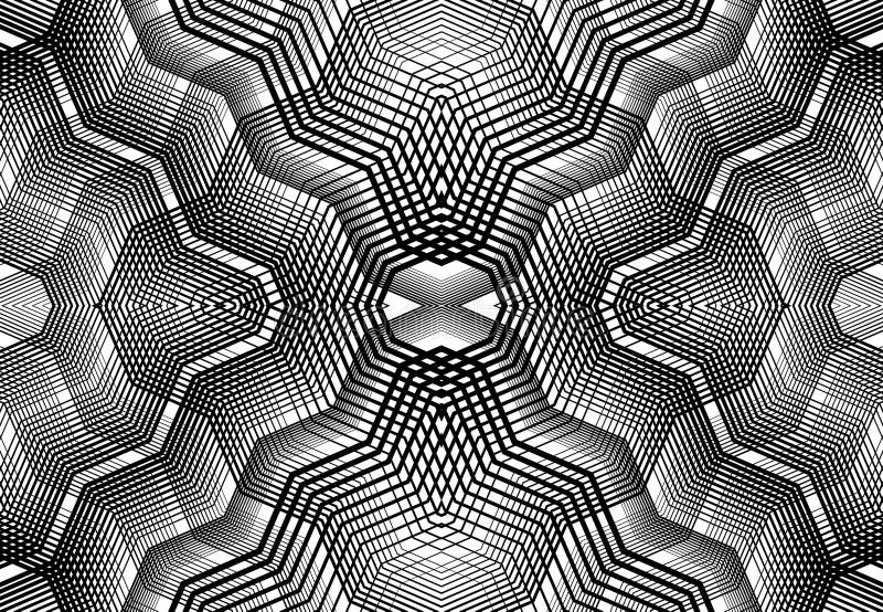 Repeatable and Tileable Grid, Mesh of Zig-zag, Criss-cross and Wavy ...