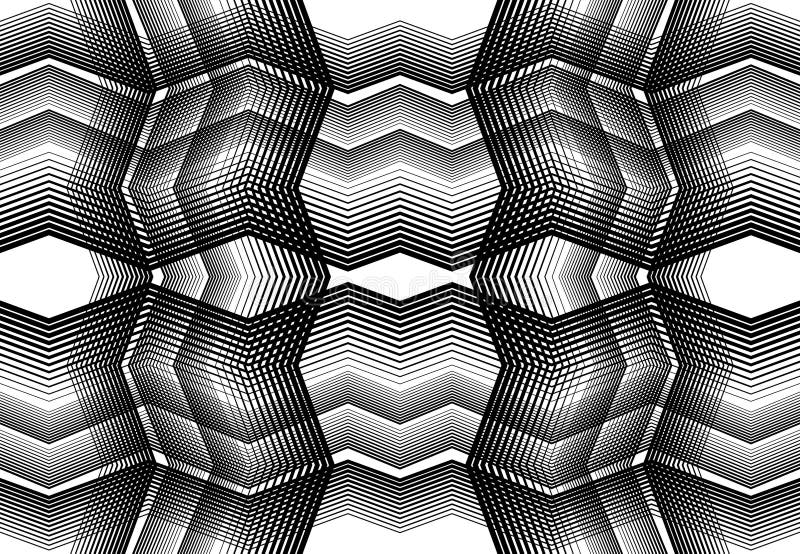 Repeatable and Tileable Grid, Mesh of Zig-zag, Criss-cross and Wavy ...