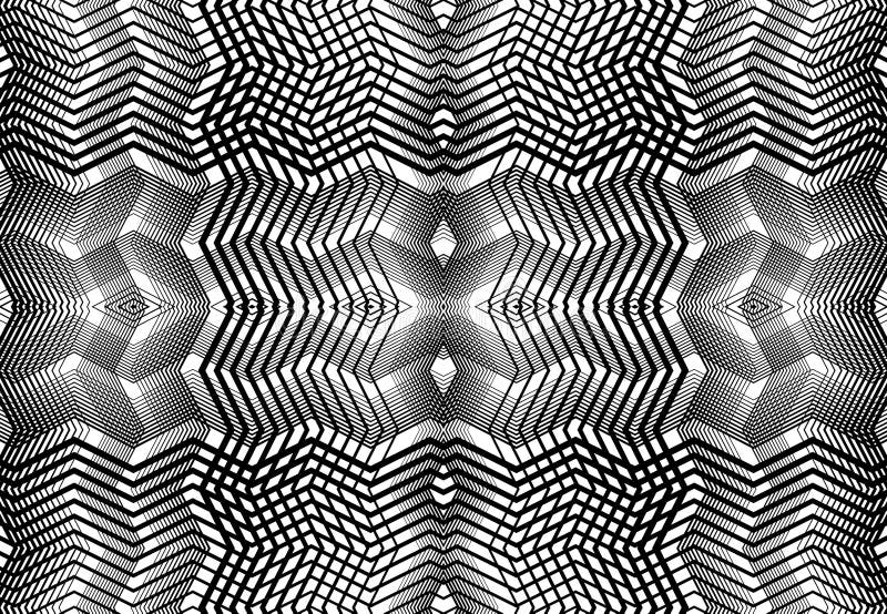 Repeatable and Tileable Grid, Mesh of Zig-zag, Criss-cross and Wavy ...