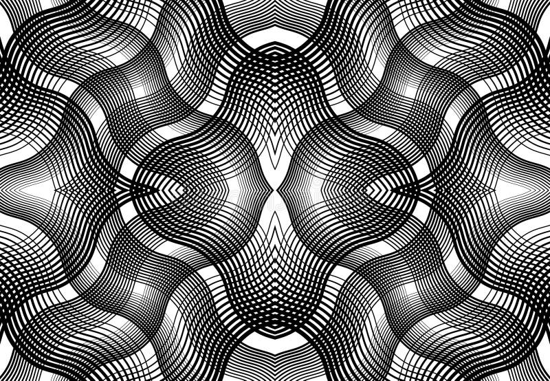 Repeatable and Tileable Grid, Mesh of Zig-zag, Criss-cross and Wavy ...