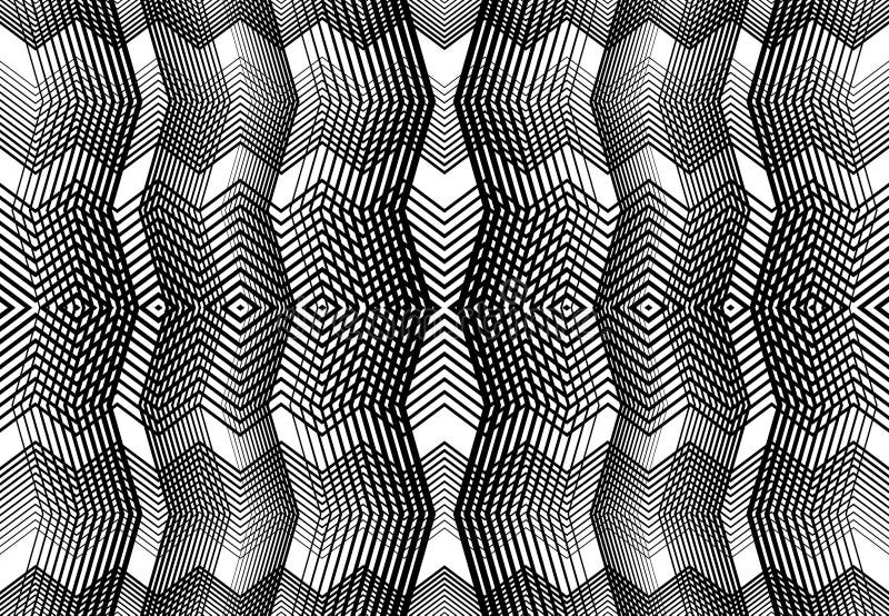 Repeatable and Tileable Grid, Mesh of Zig-zag, Criss-cross and Wavy ...