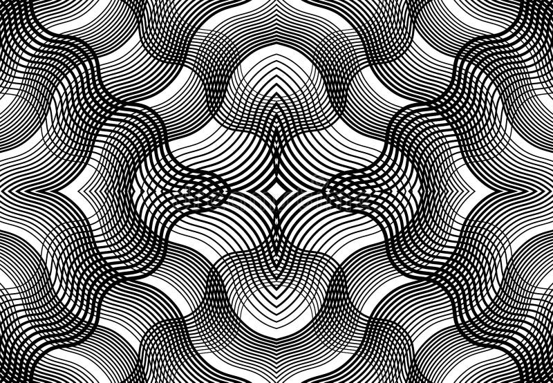 Repeatable and Tileable Grid, Mesh of Zig-zag, Criss-cross and Wavy ...