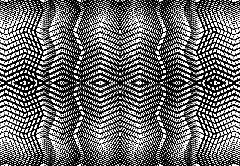 Repeatable and Tileable Grid, Mesh of Zig-zag, Criss-cross and Wavy ...
