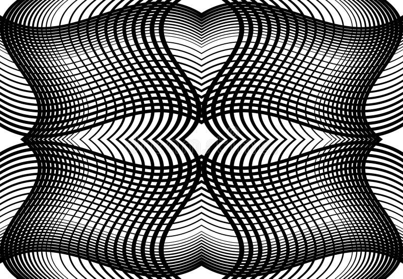 Repeatable and Tileable Grid, Mesh of Zig-zag, Criss-cross and Wavy Interlace, Intertwine and ...