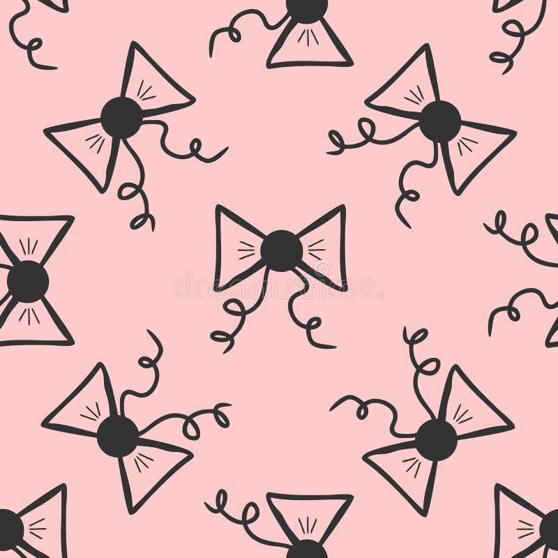 Cute Girly Seamless Pattern with Repeating Stars. Endless Sprint for ...