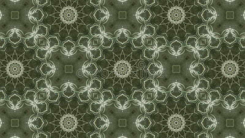 Repeated Circular Figures on an Abstract Background Forming a ...