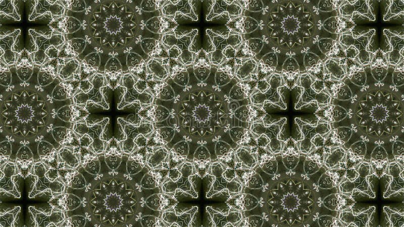 Repeated Circular Figures on an Abstract Background Forming a ...