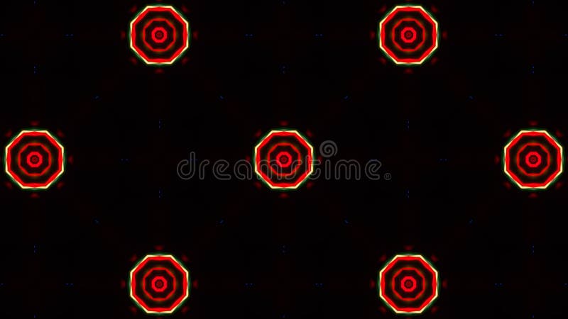 Repeated Circular Figures on an Abstract Background Forming a ...