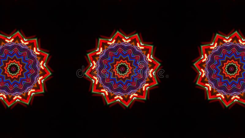 Repeated Circular Figures on an Abstract Background Forming a ...