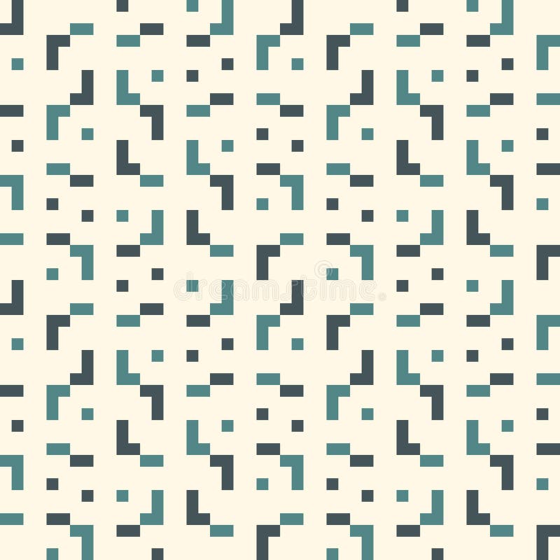 Repeated Creative Puzzle Mosaic Abstract Background. Seamless Surface ...