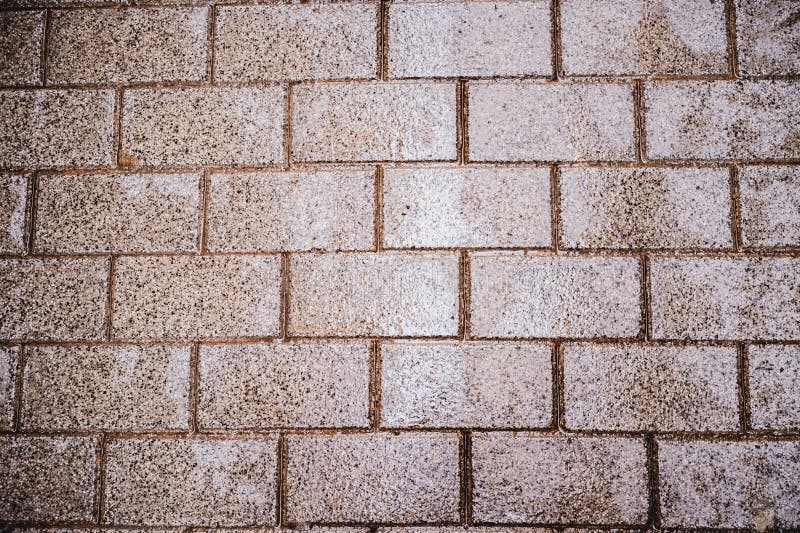 Repeated Design of Concrete Tiles on the Floor Stock Photo - Image of ...